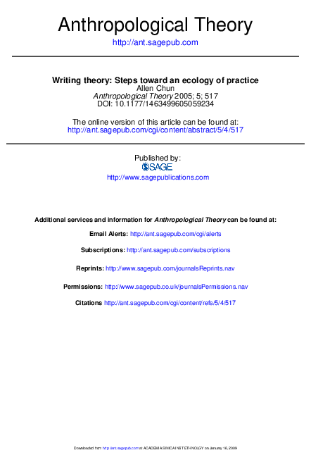 (PDF) Writing theory | Allen Chun - Academia.edu