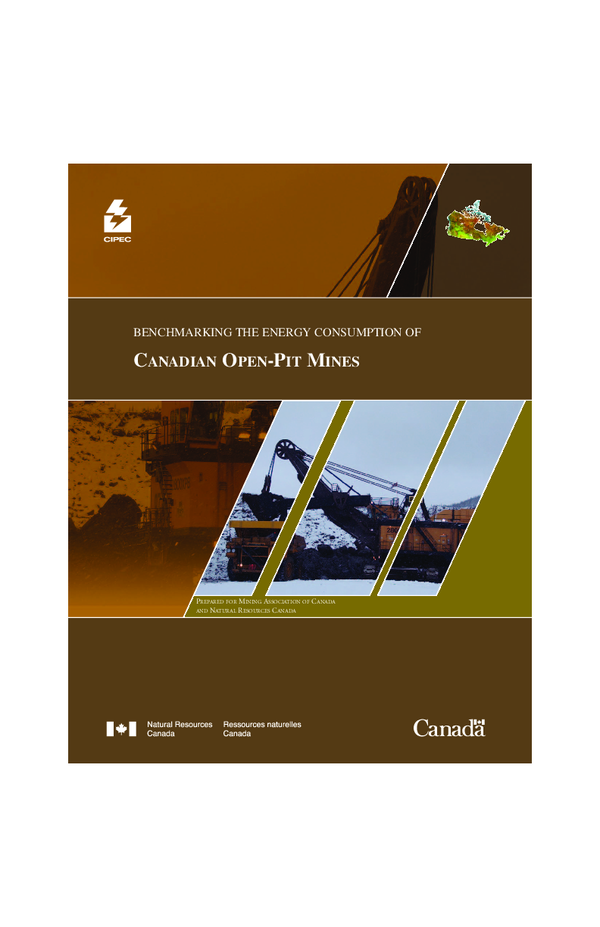 (PDF) BENCHMARKING THE ENERGY CONSUMPTION OF CANADIAN OPEN-PIT MINES ...