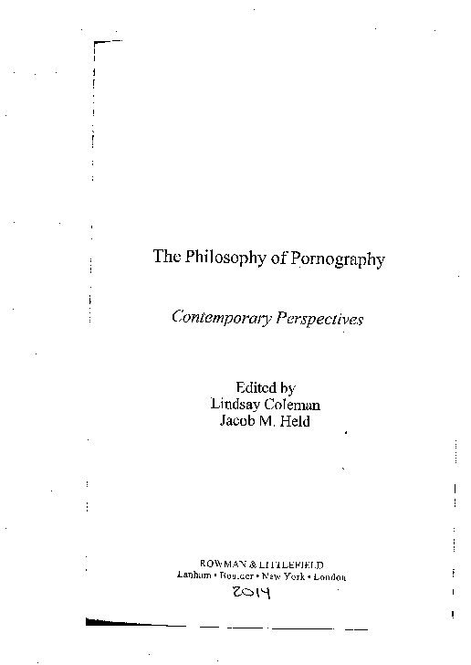 (PDF) Truth Claims about Porn: When Dogma and Data Collide