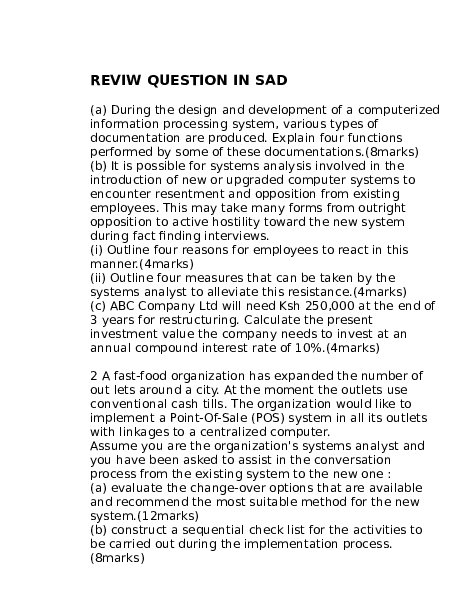 (DOC) REVIW QUESTION IN SAD