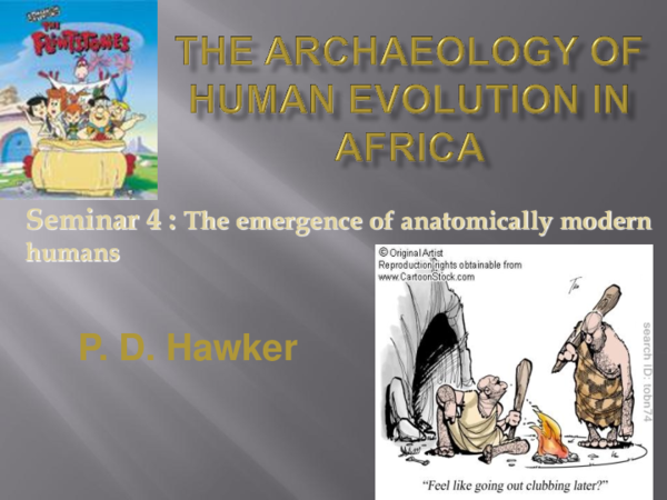 The archaeology of human evolution in Africa