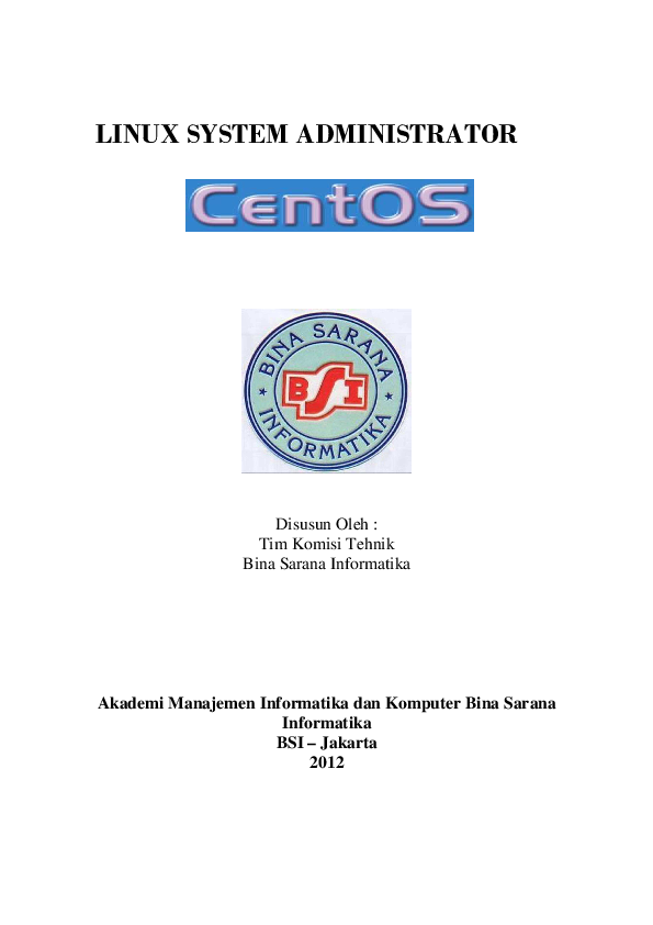 (PDF) LINUX SYSTEM ADMINISTRATOR