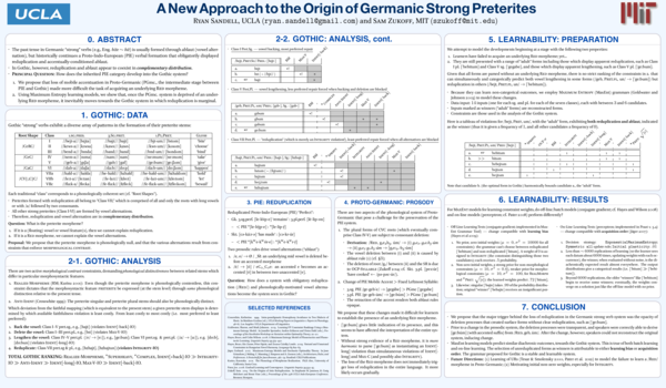 (PDF) A New Approach to the Origin of Germanic Strong Preterites (NELS ...