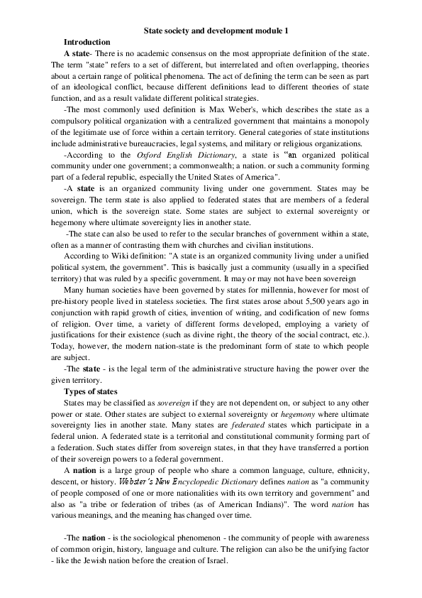 (DOC) national development notes