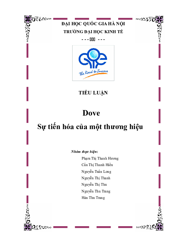 (DOC) Đ I H C QU C GIA HÀ N I TRƯỜNG ĐẠI HỌC KINH TẾ S ti n hóa c a m t th ng 1E C7 Nhóm th c hi ...