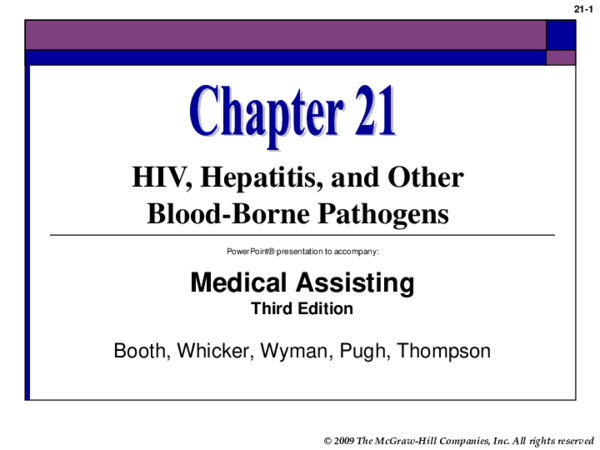 (PPT) HIV, Hepatitis, and Other Blood-Borne Pathogens