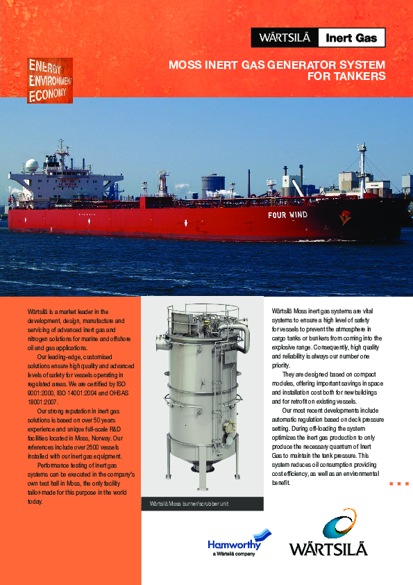 (PDF) MOSS INERT GAS GENERATOR SYSTEM FOR TANKERS