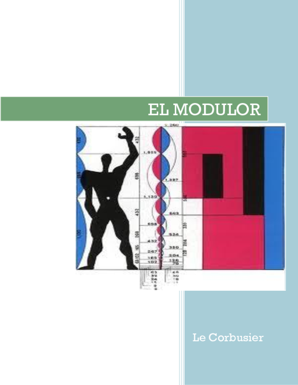 (PDF) Le Corbusier-El modulor