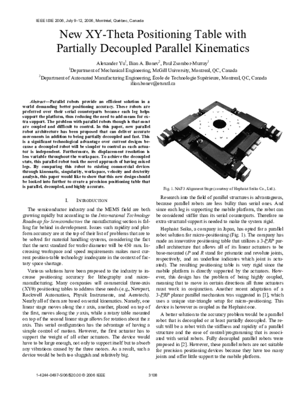 (PDF) Inverse Kinematic Modelling of a 6 - DOF(3 - CRS) Parallel ...