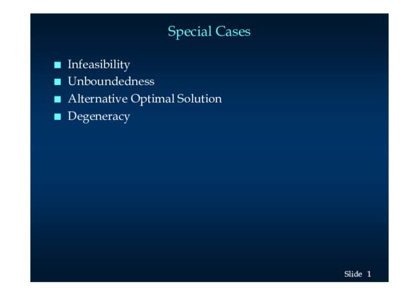(PDF) 1 Slide Slide Special Cases