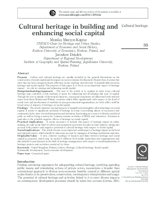 Enhancing University Heritage-Based Research