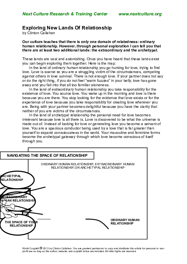 (DOC) Exploring New Lands Of Relationship