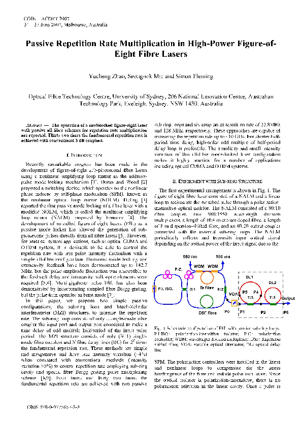 (PDF) Passive Repetition Rate Multiplication in High-Power Figure-of ...
