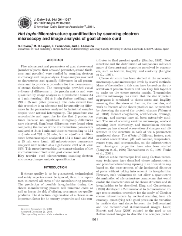 (PDF) Hot topic: Microstructure quantification by scanning electron microscopy and image ...