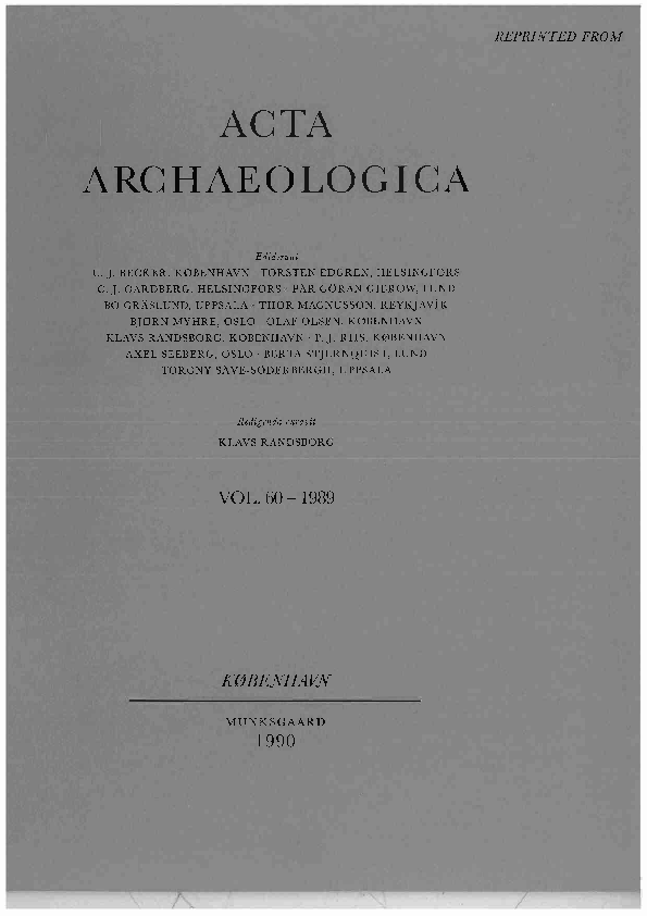 (PDF) Bjerck, H. B. 1990: Mesolithic site types and settlement patterns ...