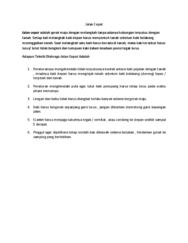 (DOC) Jalan Cepat