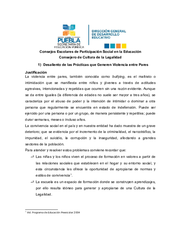 (DOC) Consejos Escolares de Participación Social en la Educación