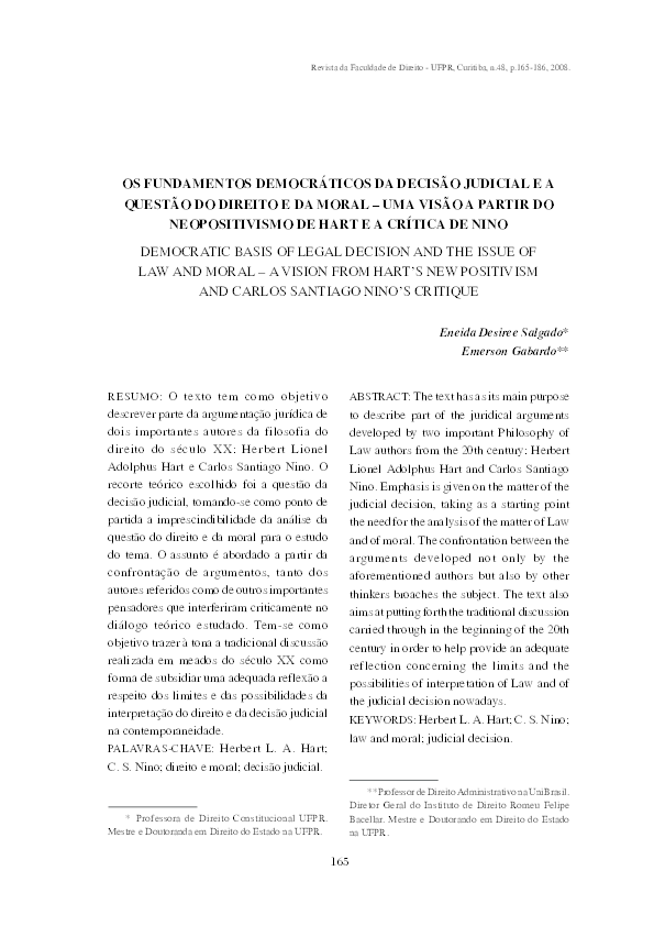 (PDF) GABARDO, Emerson; SALGADO, Eneida Desiree. Os fundamentos ...