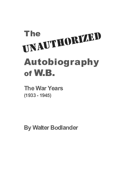 (PDF) Editor: The Unauthorized Autobiography of WB: The War Years (1933 ...