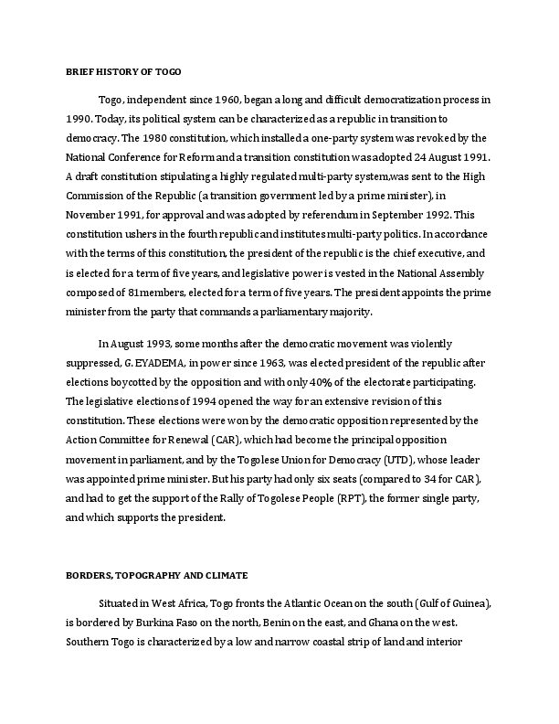 (DOC) COMPARISM BETWEEN THE CIVIL SERVICE STRUCTURE OF TOGO AND JAPAN ...