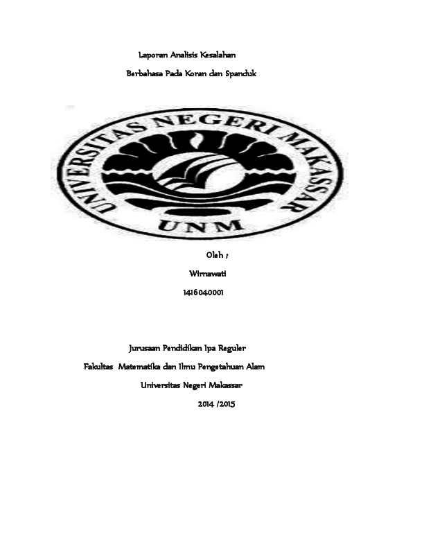 Doc Laporan Analisis Kesalahan