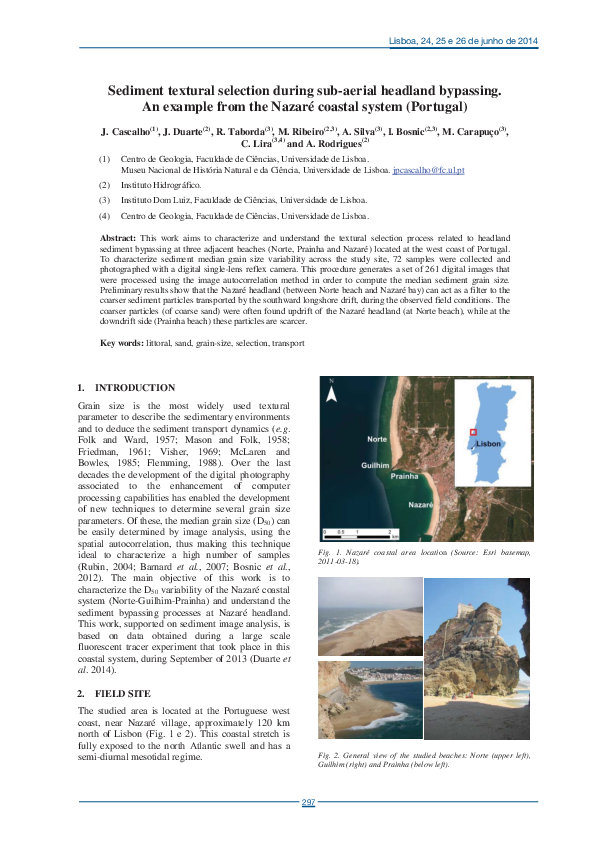 (PDF) Sediment textural selection during sub-aerial headland bypassing ...