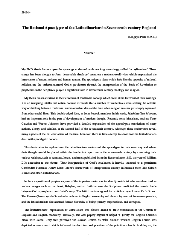 (DOC) The abstract of my PhD dissertation