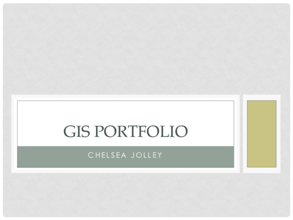 (PPT) GIS Portfolio