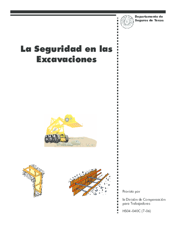 (PDF) La Seguridad en las Excavaciones