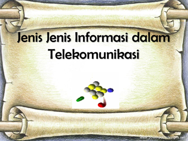 (PPT) JENIS JENIS INFORMASI DALAM TELEKOMUNIKASI
