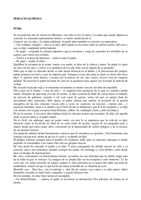 (PDF) Horacio Quiroga