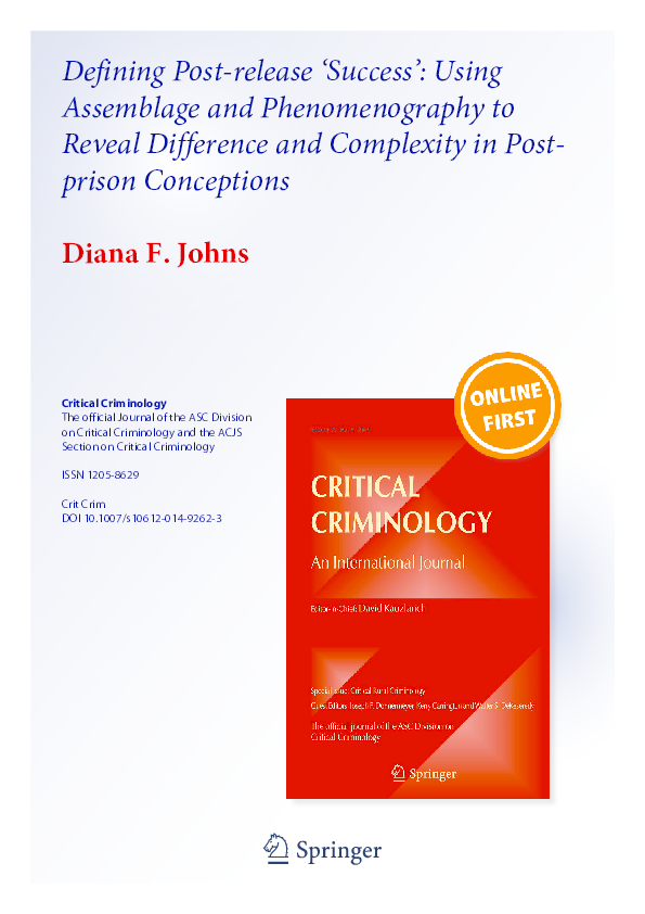 (PDF) Defining Post-release ‘Success’: Using Assemblage and ...