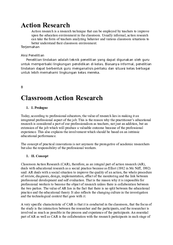 (DOC) Action Research