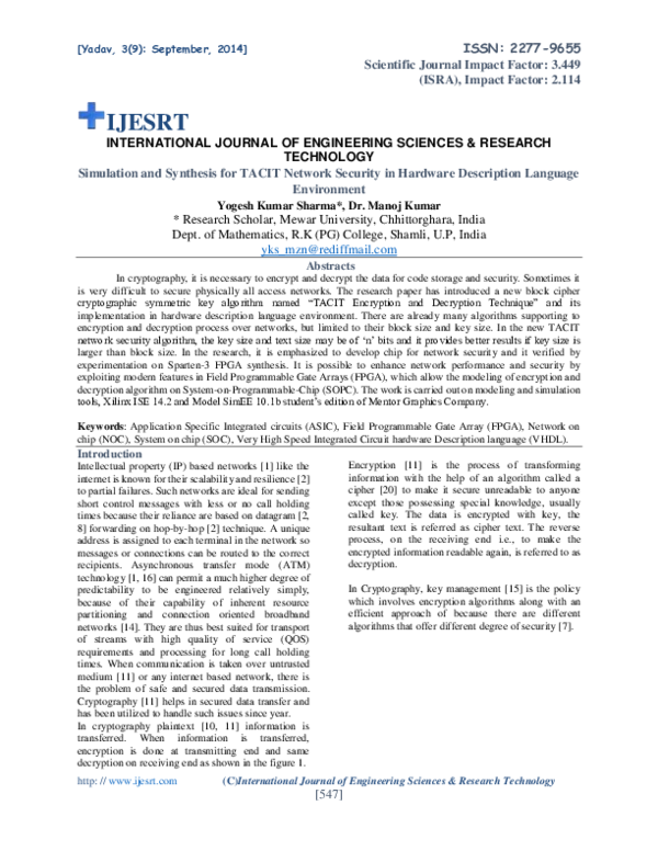 hardware description language pdf