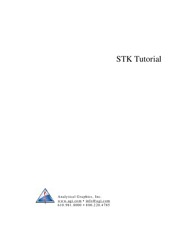 (PDF) STK Tutorial