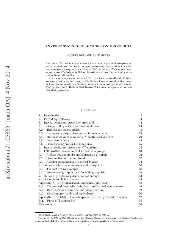 INVERSE SEMIGROUP ACTIONS ON GROUPOIDS
