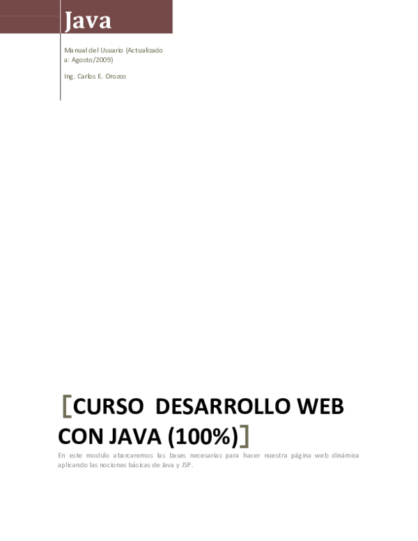 (PDF) Modulo 3 - Java
