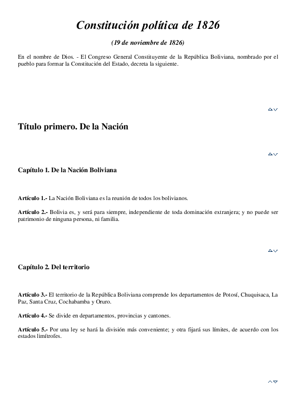 (DOC) 1 Constitución política de 1826