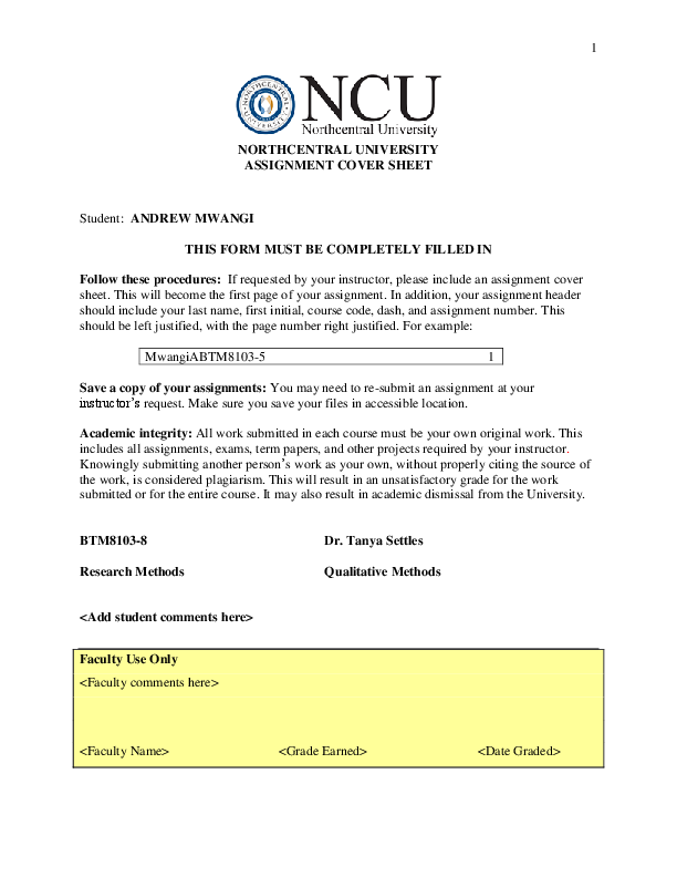 (DOC) Naturalistic Observations