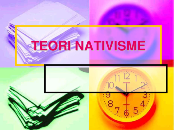(PPT) 03. TEORI NATIVISME