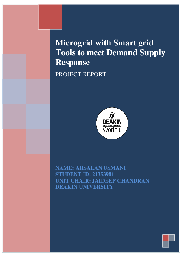 (PDF) Demand response in Microgrid