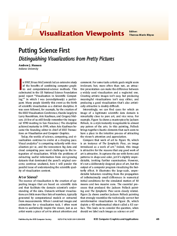 (PDF) Published by the IEEE Computer Society Visualization Viewpoints Editor: Putting Science ...