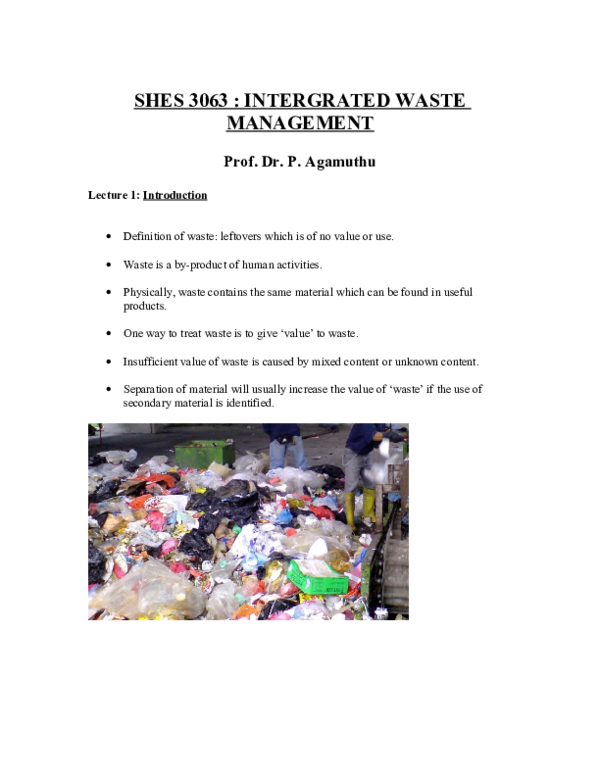 (PDF) INTERGRATED WASTE MANAGEMENT