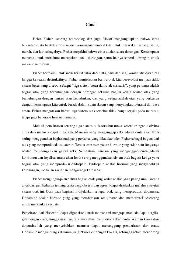 (PDF) Definisi Cinta