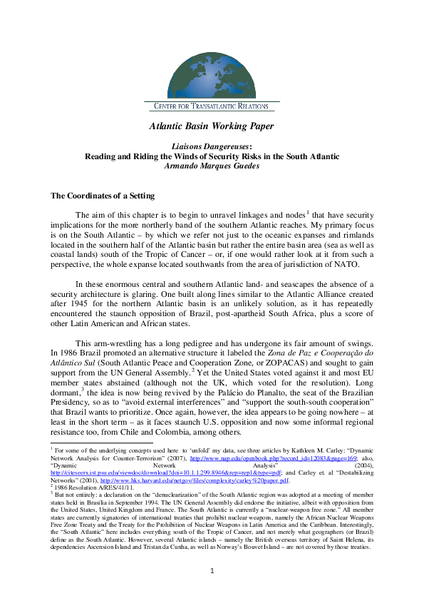 (PDF) Armando Marques Guedes (2015), Liaisons Dangereuses. Reading and ...