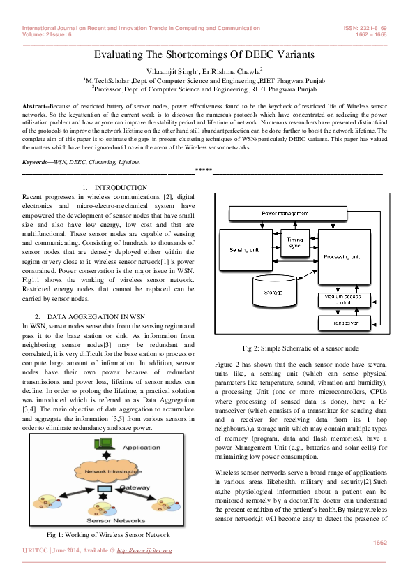 (PDF) Evaluating The Shortcomings Of DEEC Variants