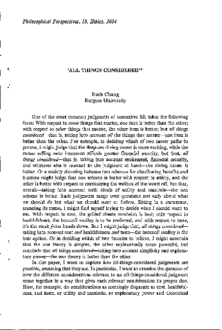 (PDF) All Things Considered'*