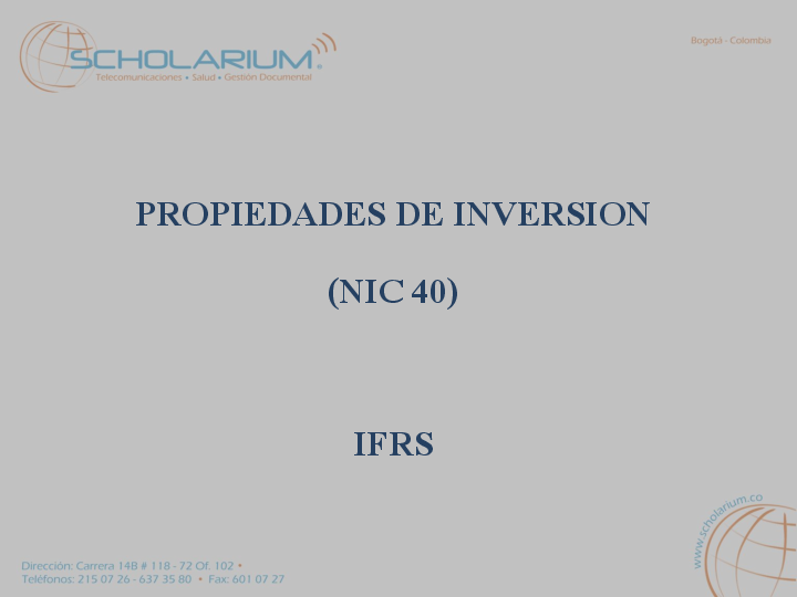 (PPT) Propiedades de Inversion Nic 40