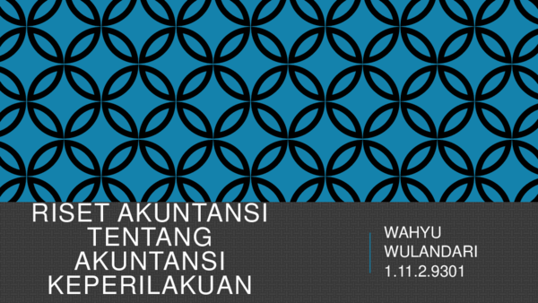 (PPT) Riset Akuntansi