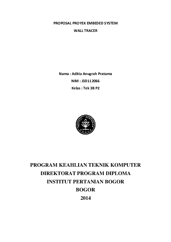 (DOC) PROPOSAL PROYEK EMBEDED SYSTEM adit